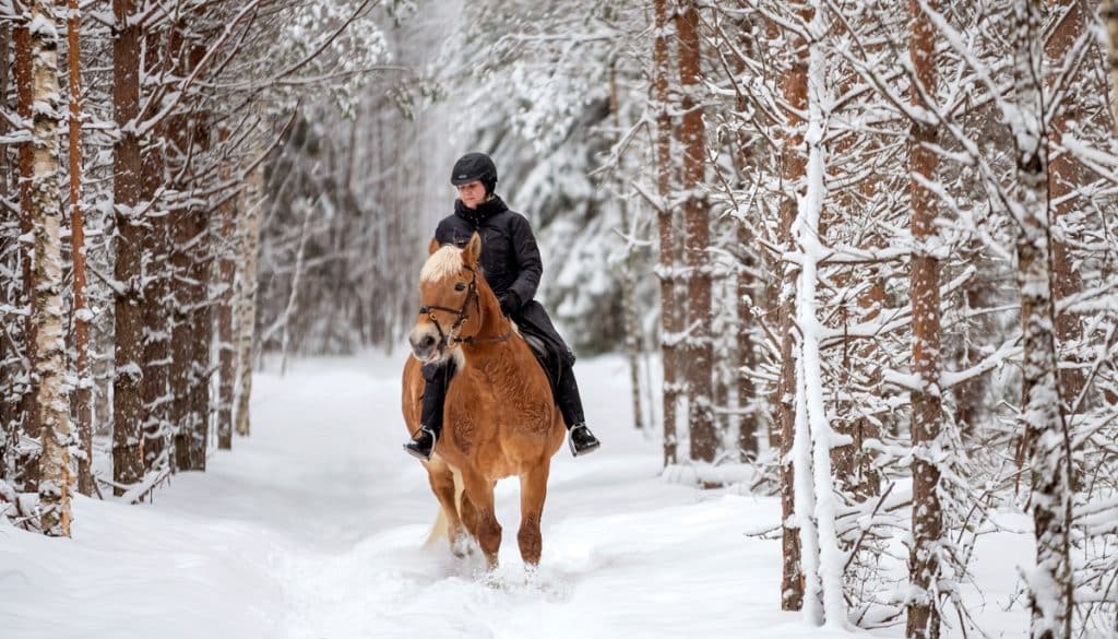 How To Ride Safely In The Snow – Horse FactBook